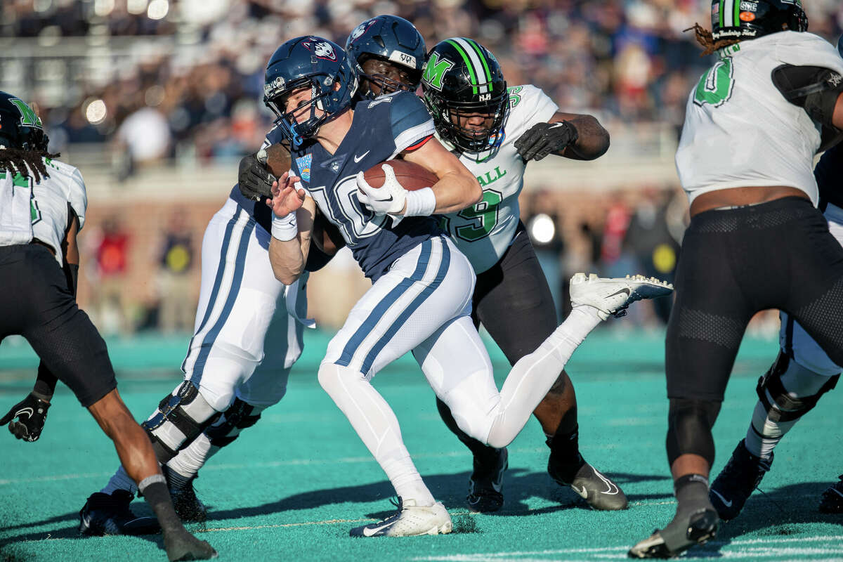 UConn's Cale Millen is branching out from quarterback this spring