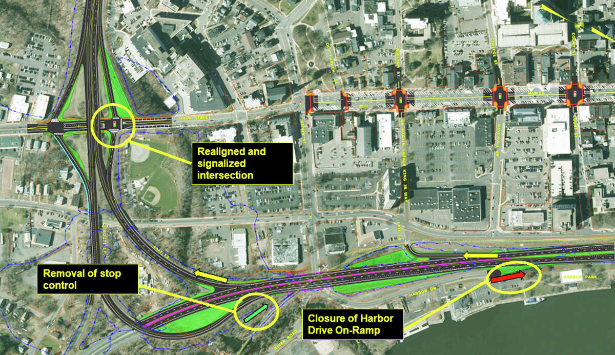 CT DOT begins work to remove stop sign from Route 9 in Middletown