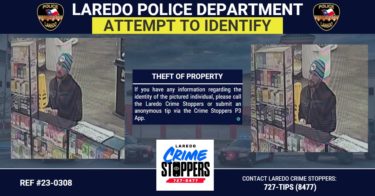 Laredo PD seeks community help in theft of convenience store