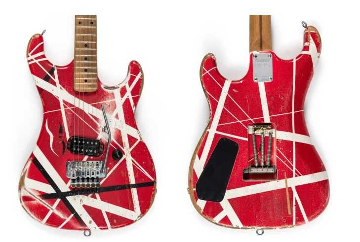 Eddie Van Halen's signature guitar goes up for auction