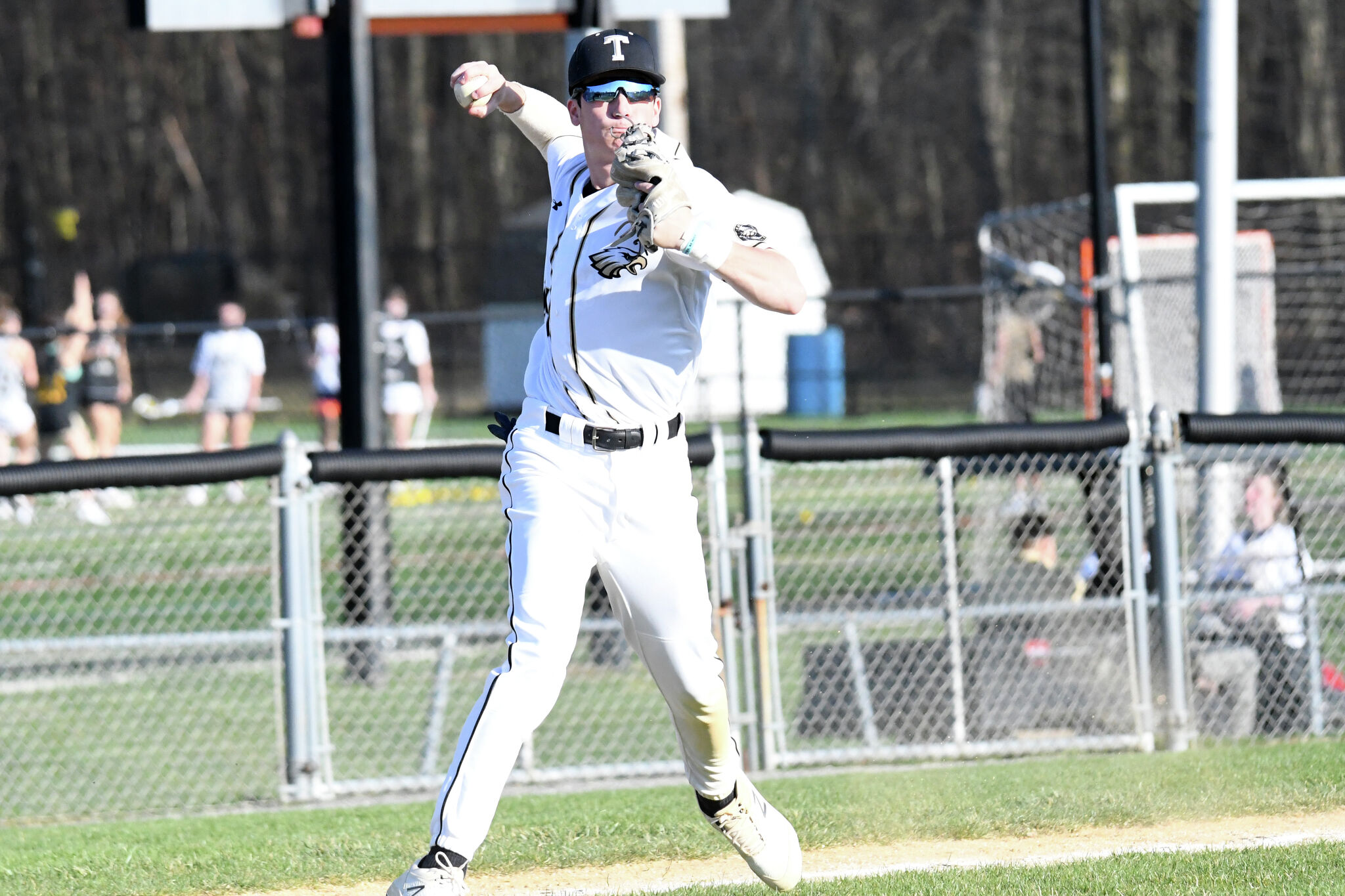 No. 4 Trumbull baseball holds off Amity to stay unbeaten