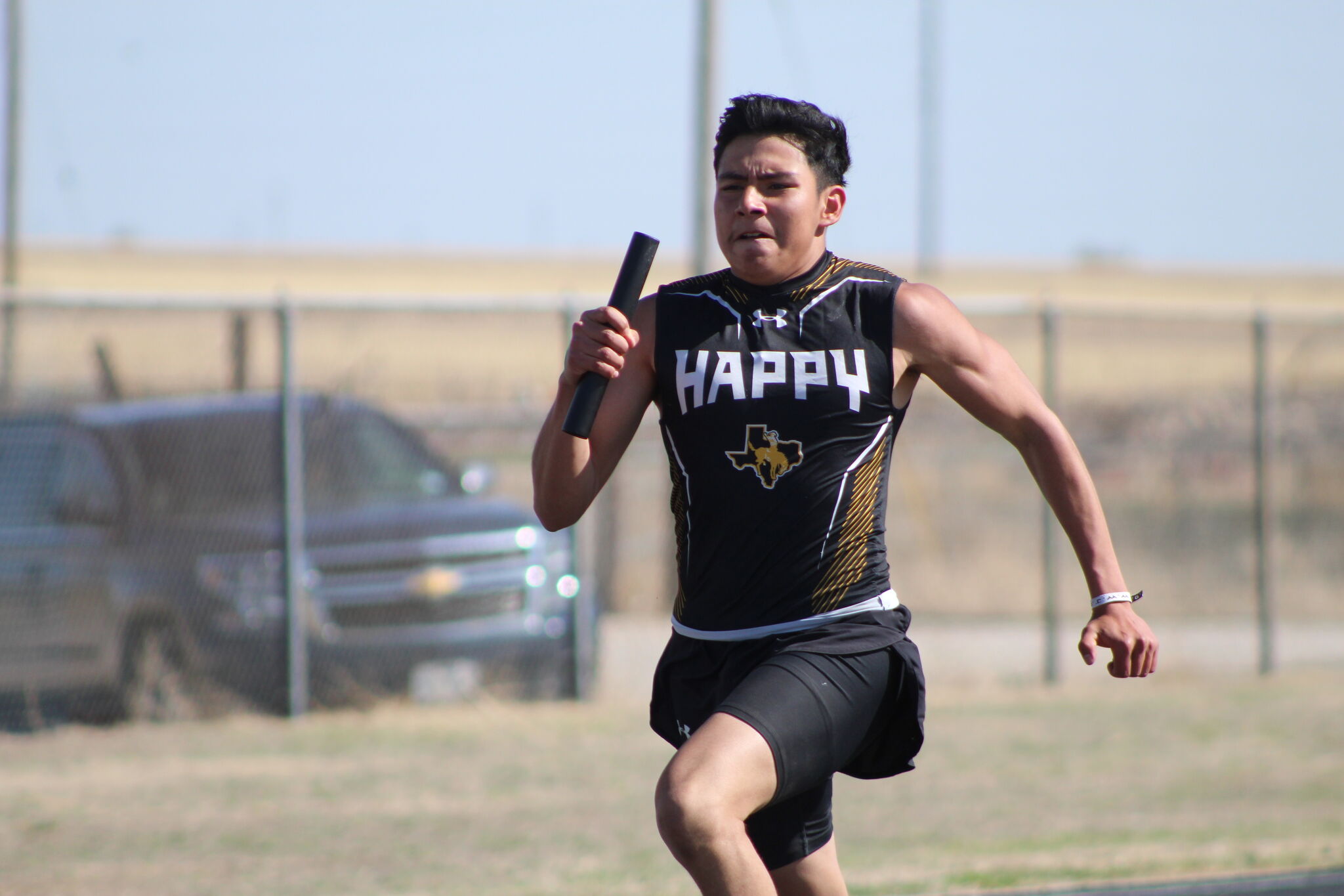 Nazareth, SE, Happy, Kress compete at track district championships.