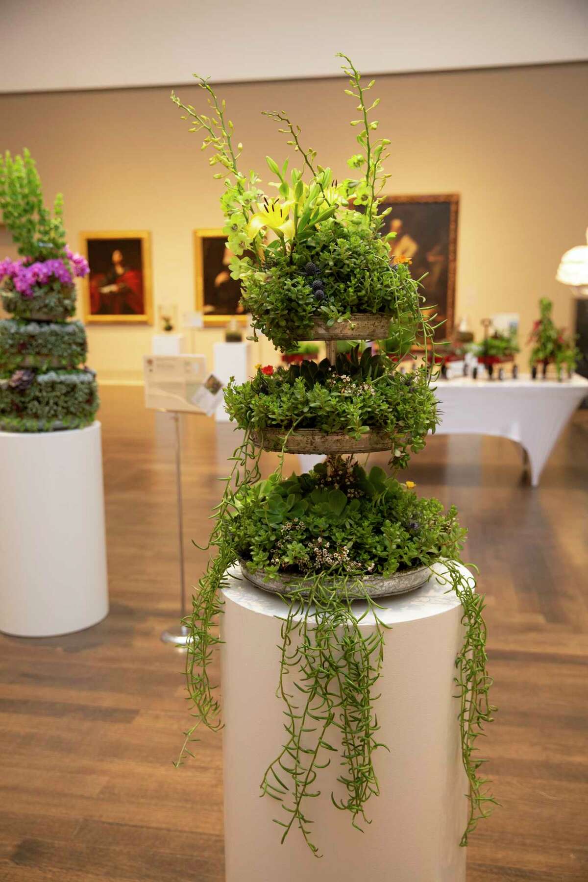 Houston Museum of Fine Arts decked in flowers, plants for Florescence