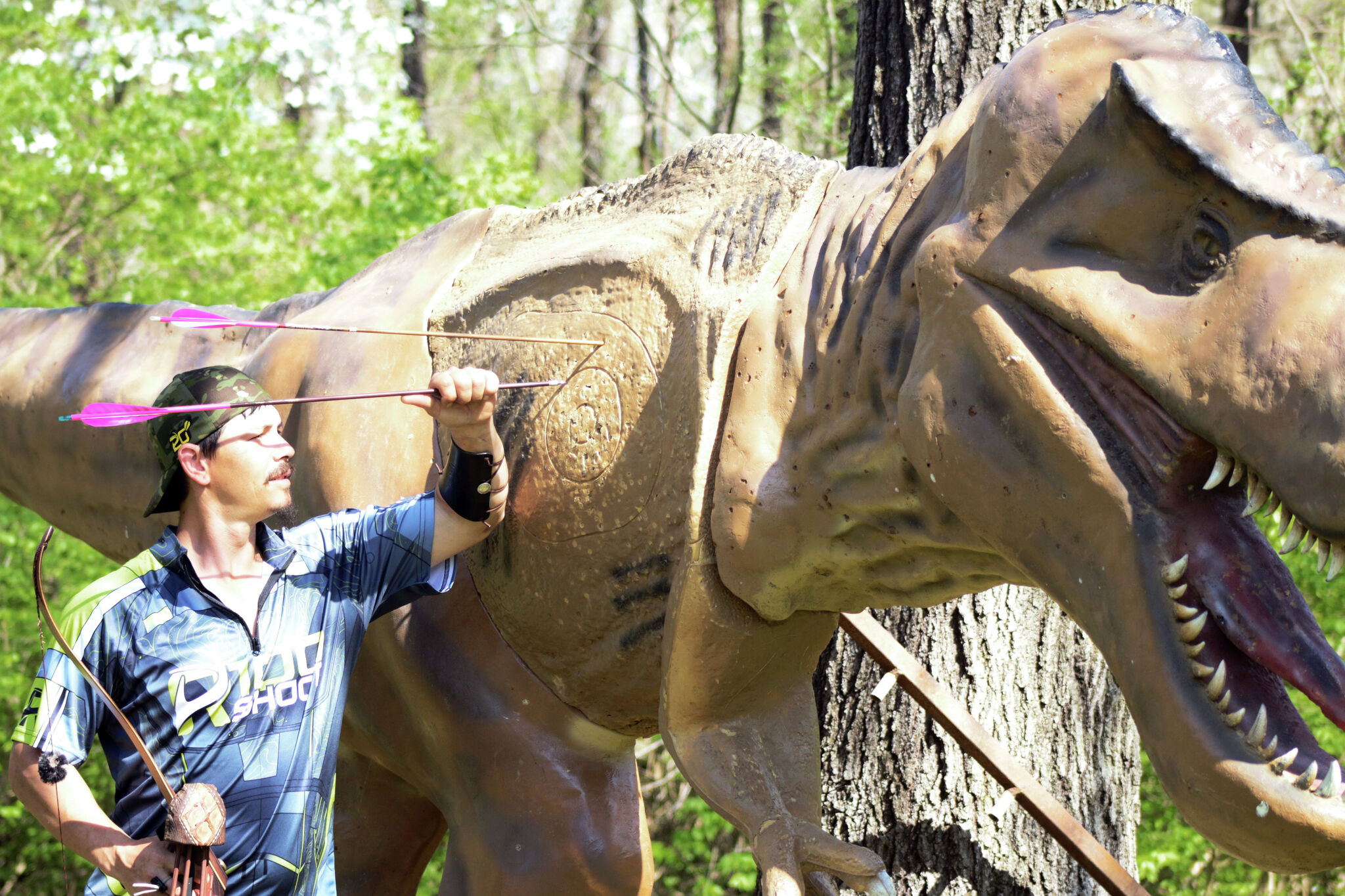 New Riverbend archery tournament in Godfrey featured unique targets