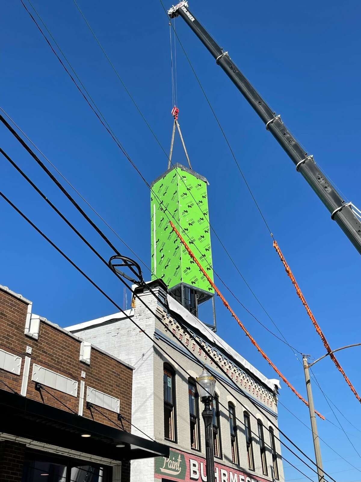 New elevator installed for Ink House addition in downtown Edwardsville