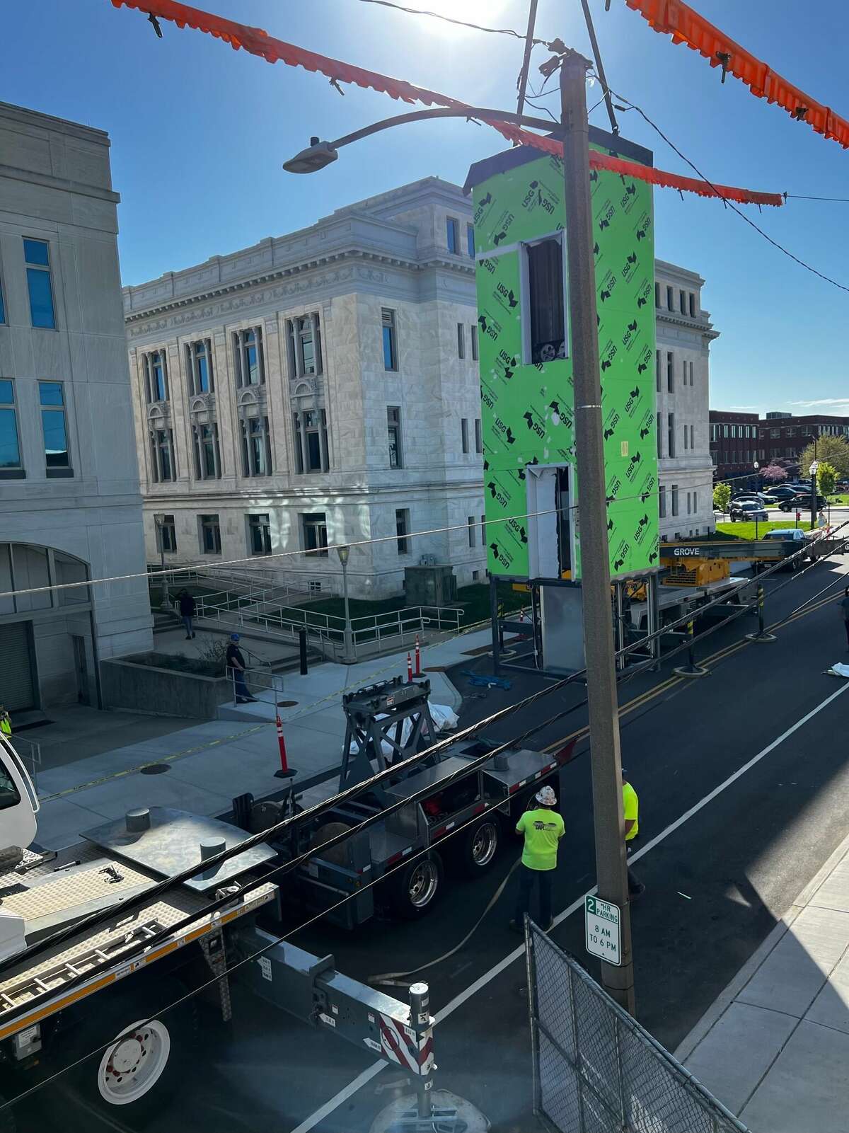 New elevator installed for Ink House addition in downtown Edwardsville