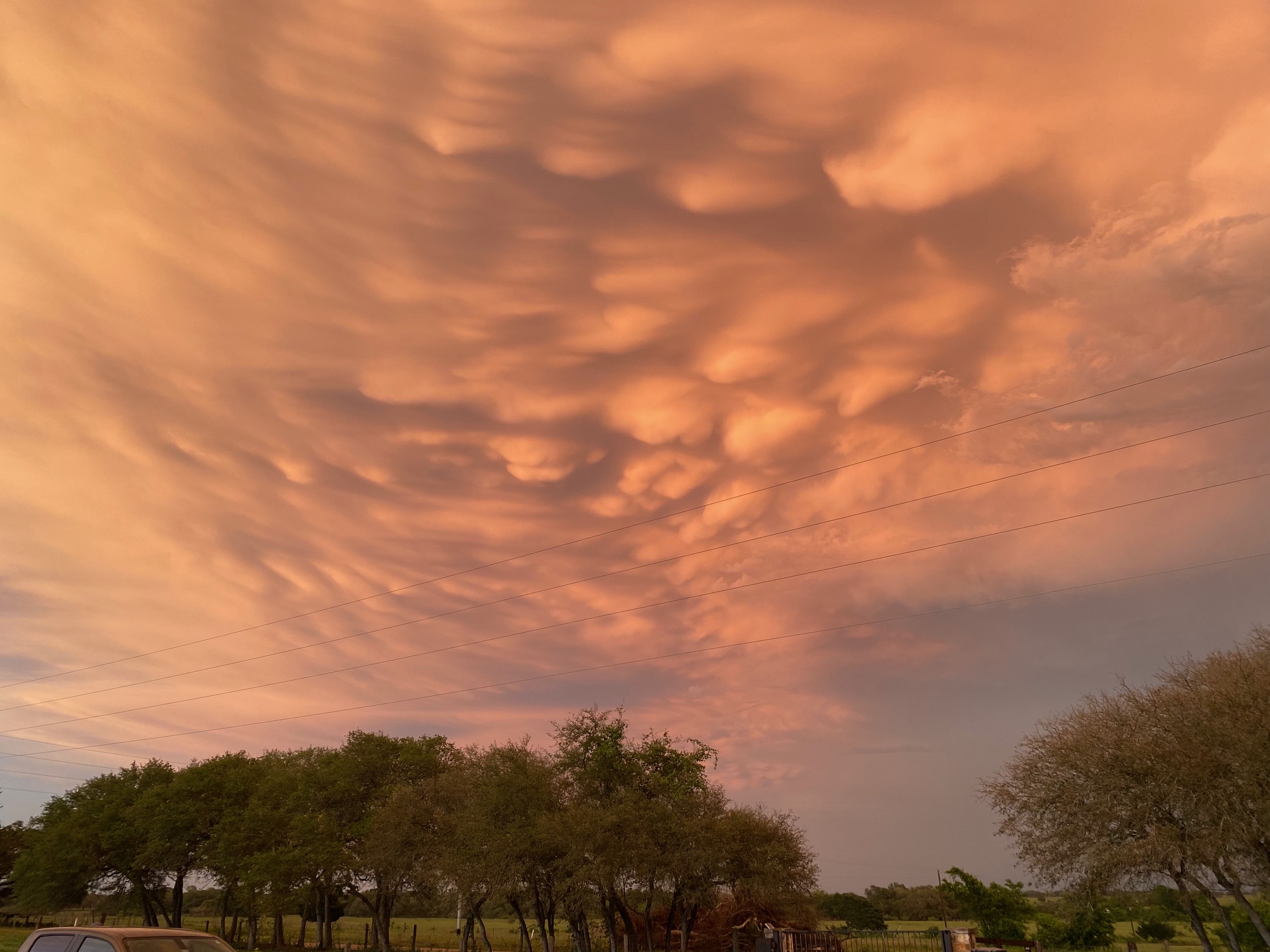 Photos: Texas cold front causes unique cloud coverage