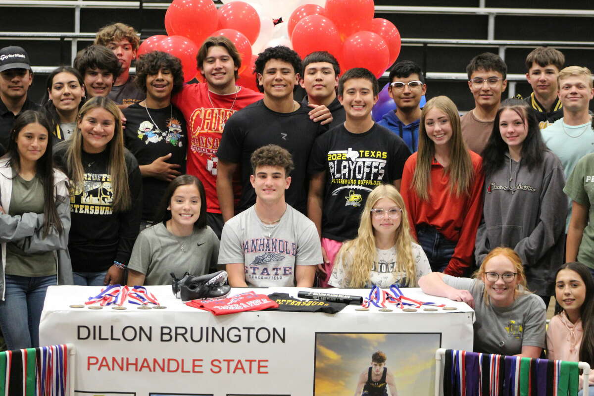 Petersburg’s Dillon Bruington signs to run track at OPSU