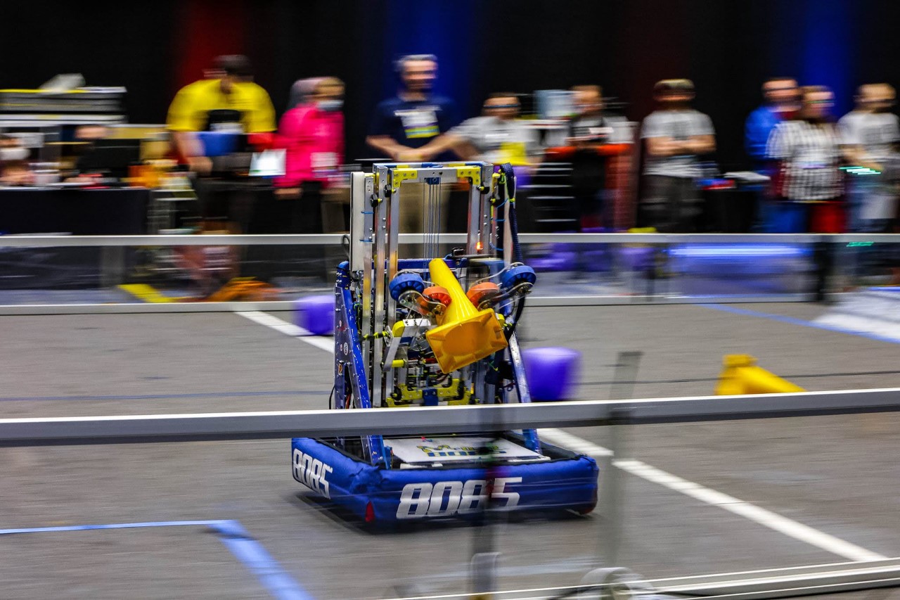 Milford robotics team wins division at international contest