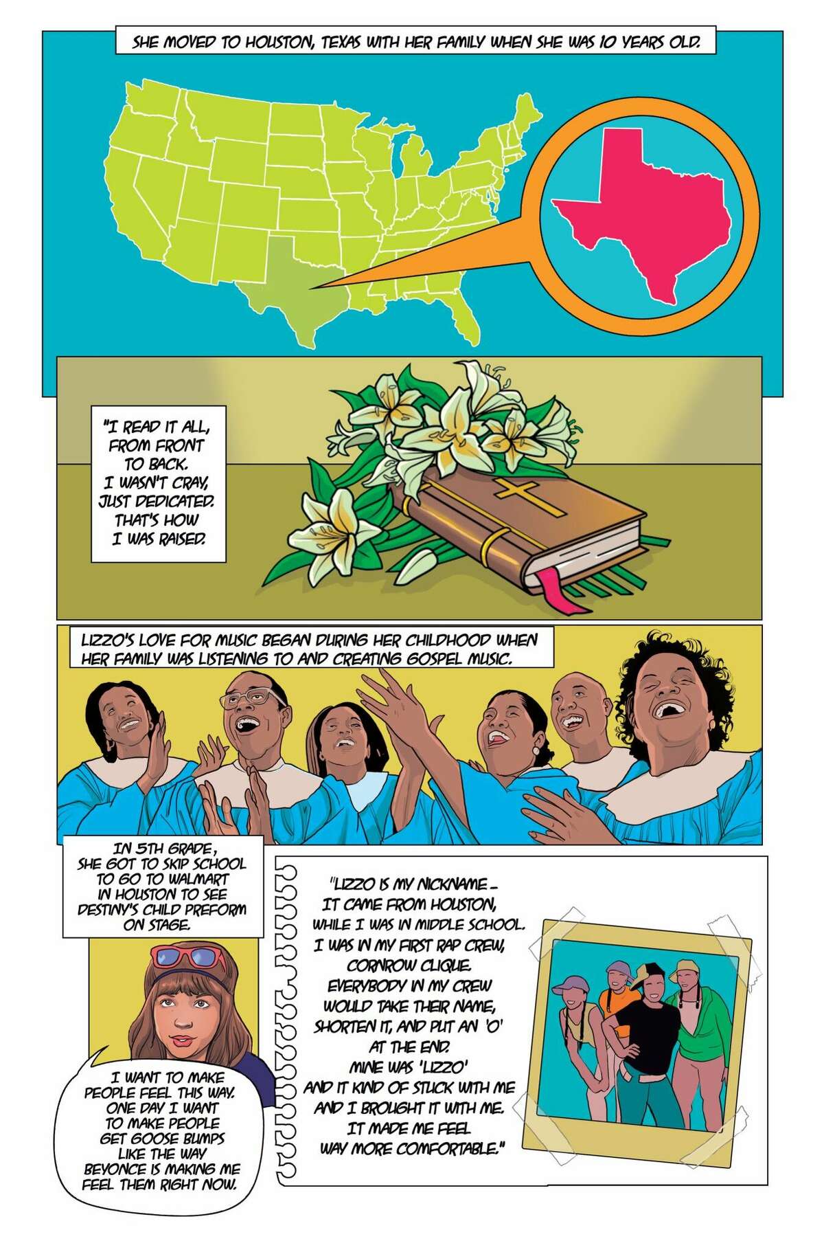 Exclusive: Lizzo's Houston ties highlighted in new comic book