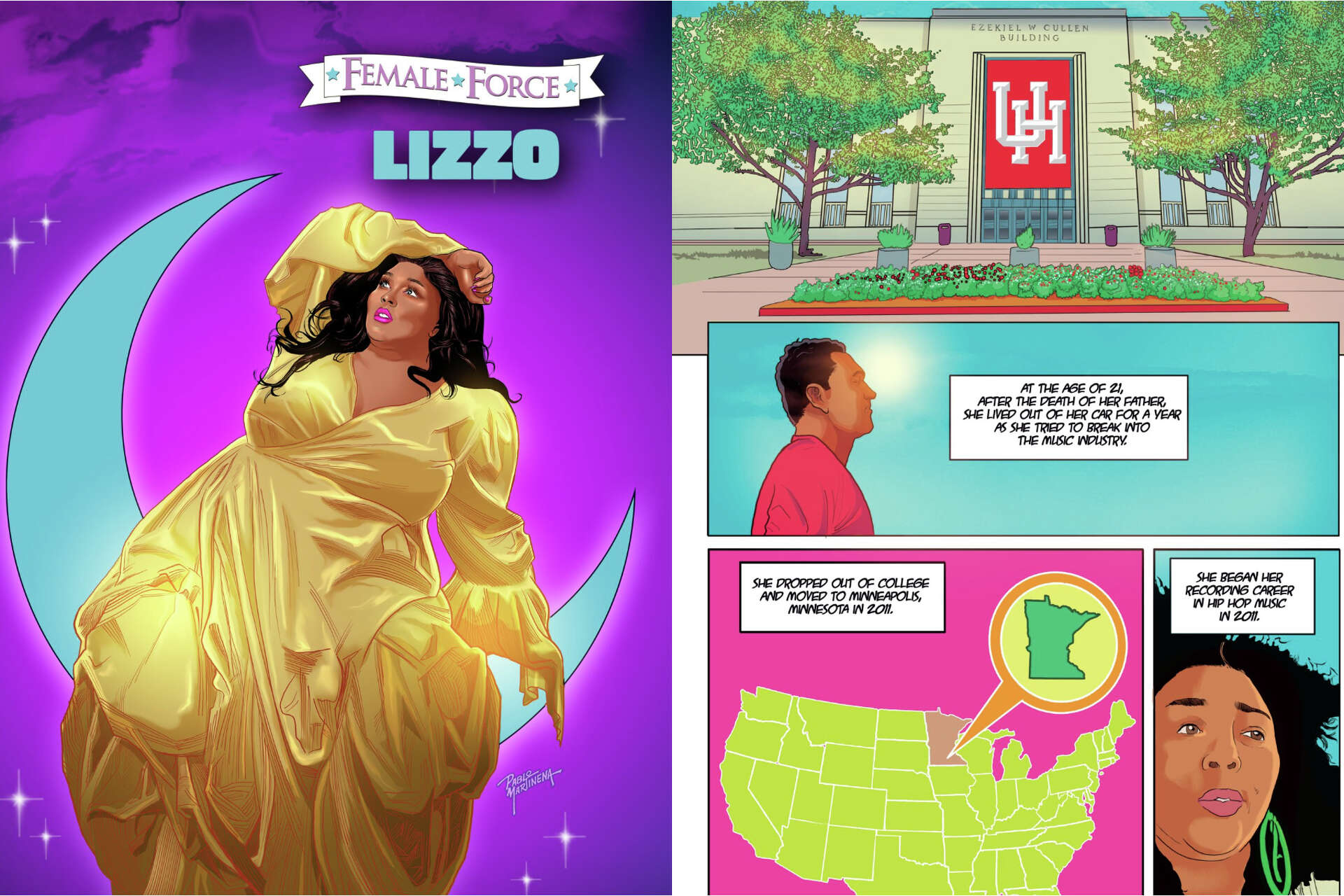 Exclusive: Lizzo's Houston ties highlighted in new comic book