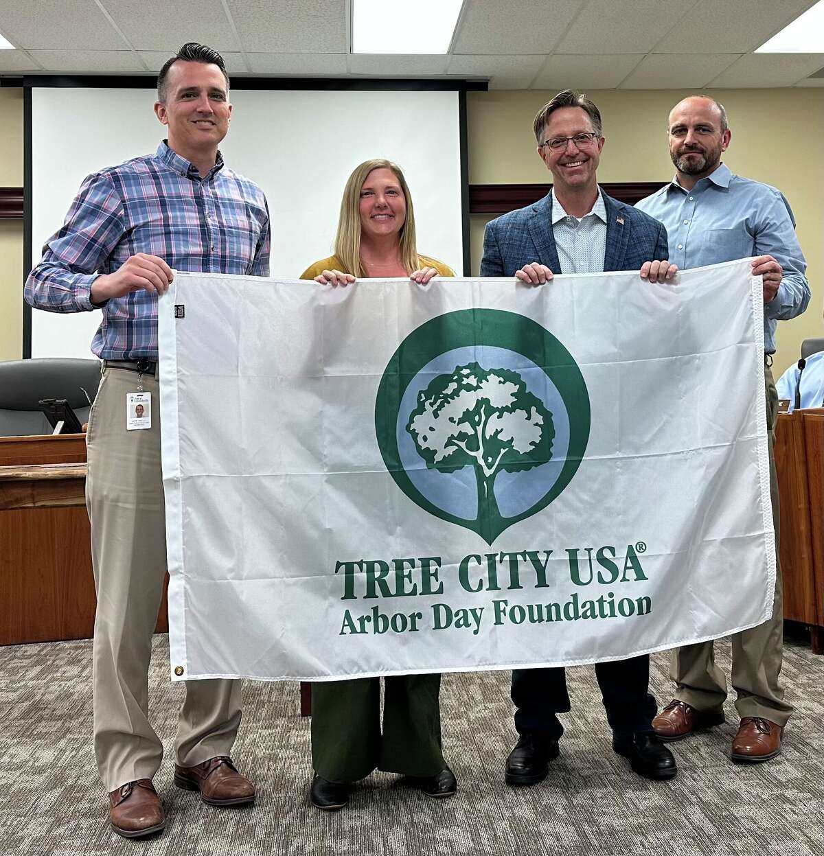 Probationary firefighter/EMT honored; Edwardsville Tree City USA again