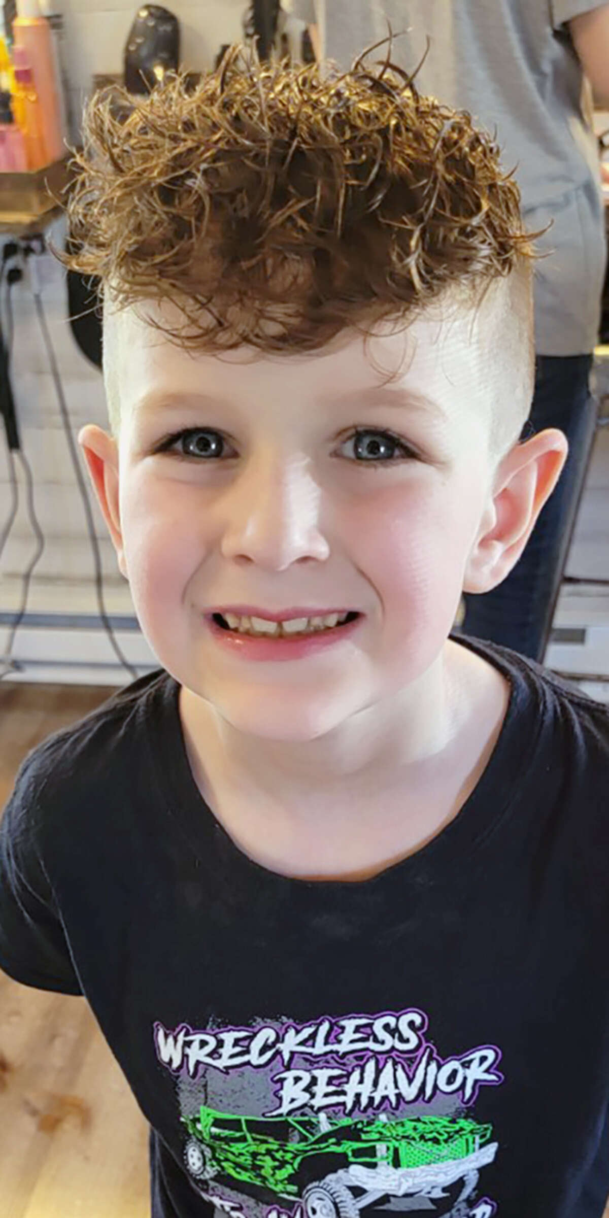 Karson Layne celebrating seventh birthday