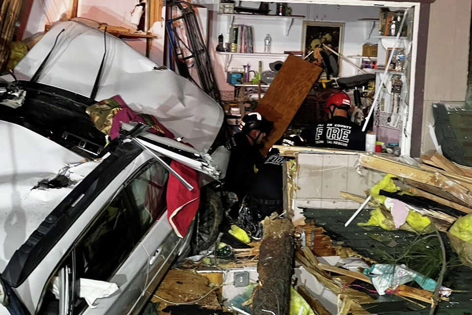 Car Flies And Crashes Into Second Story Of Norcal Home