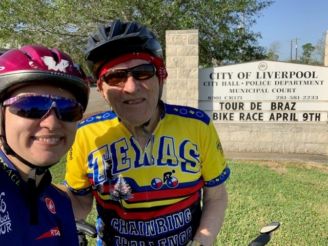 Bill DeWitt, 90-year-old Alvin cyclist, completes Tour de Braz