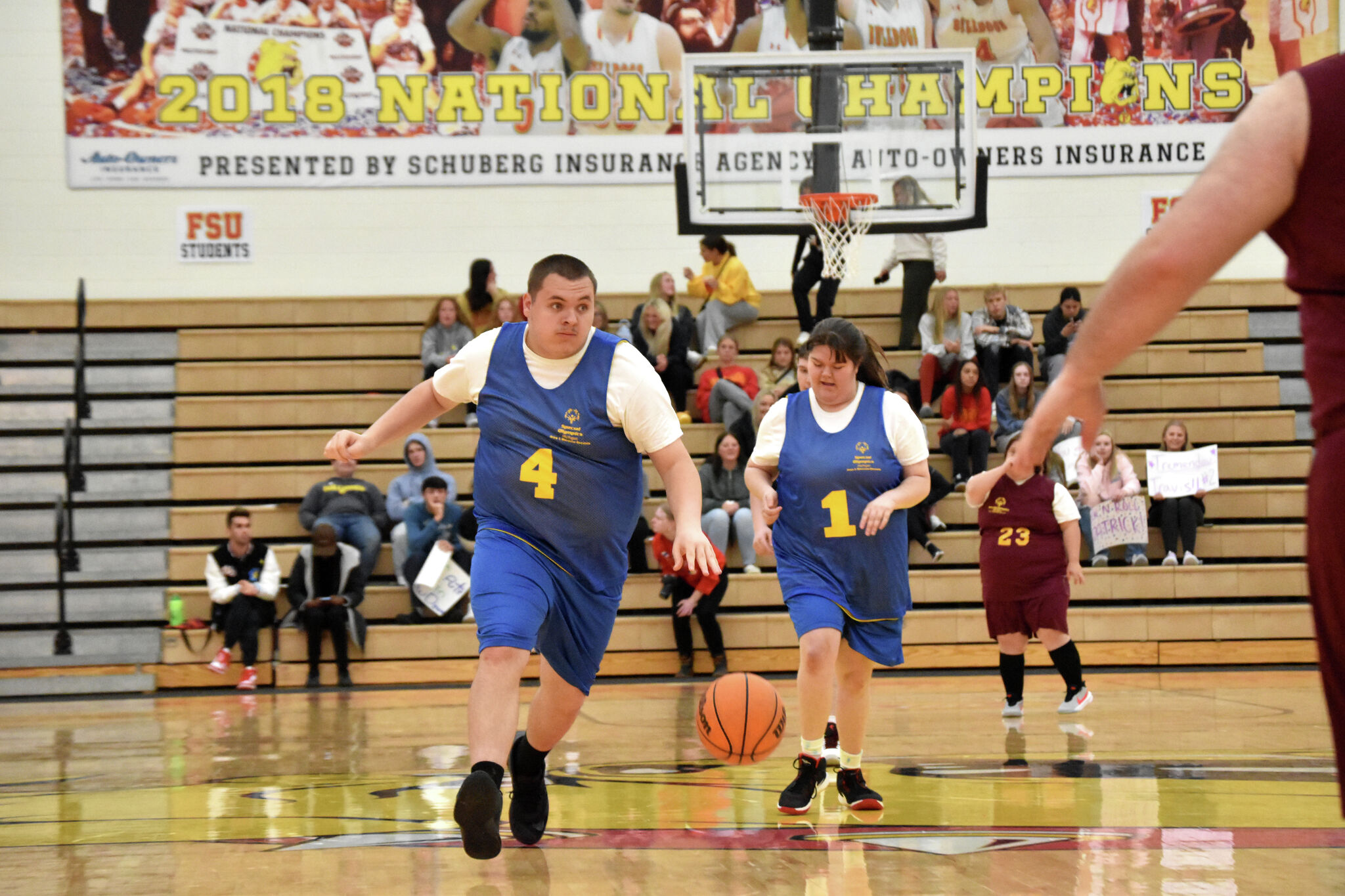 Area 5 Special Olympics battles with Ferris basketball in charity game