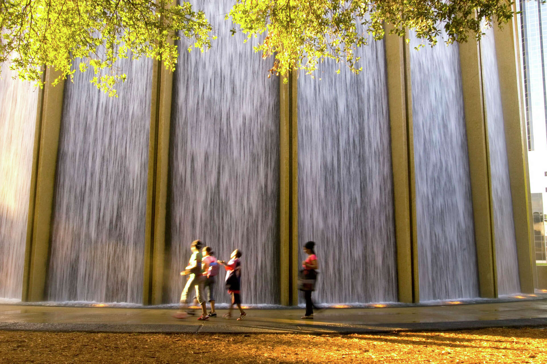 Houston's Waterwall Park is a must-visit iconic landmark