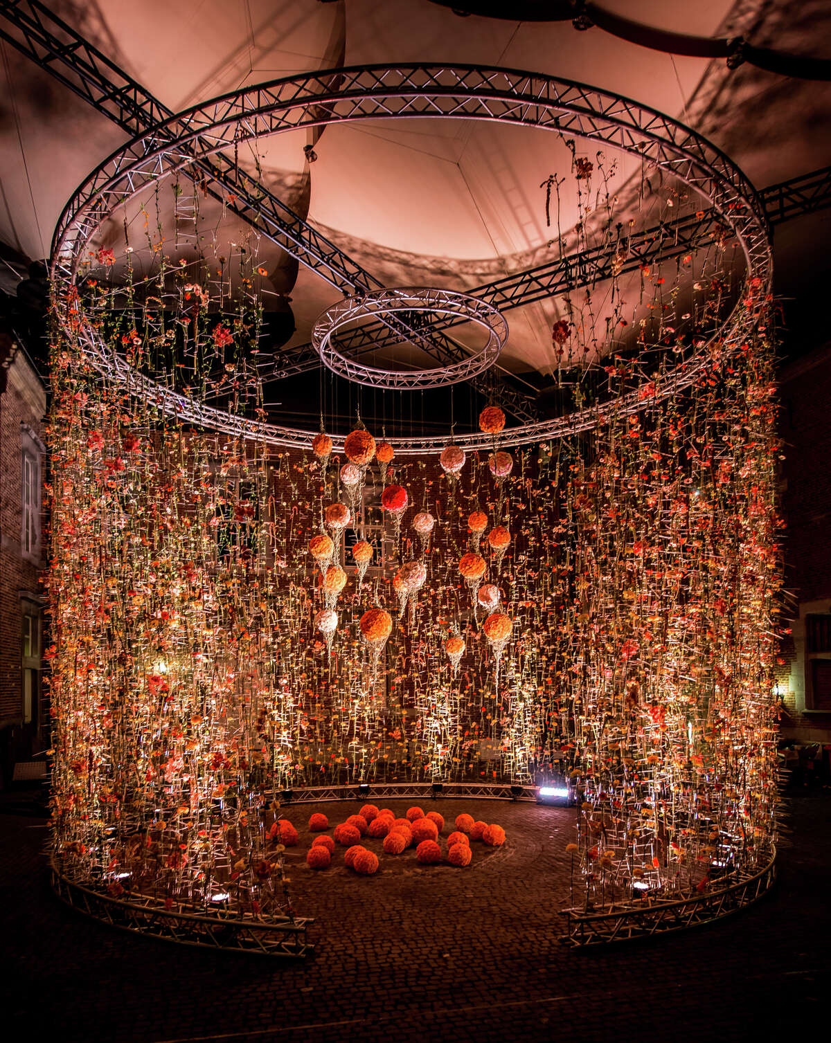 Houston Museum of Fine Arts decked in flowers, plants for Florescence