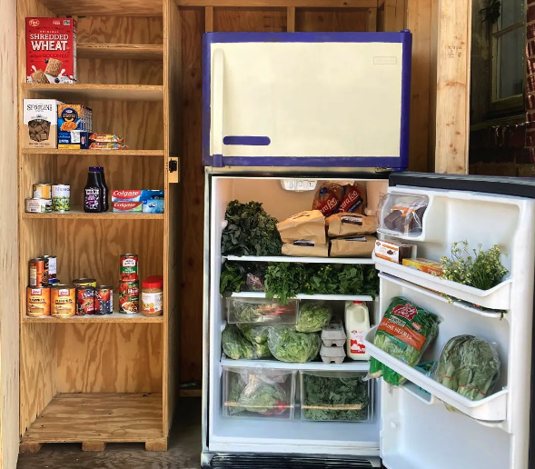 Kingston free-food fridge moved off Broadway to Blackbird