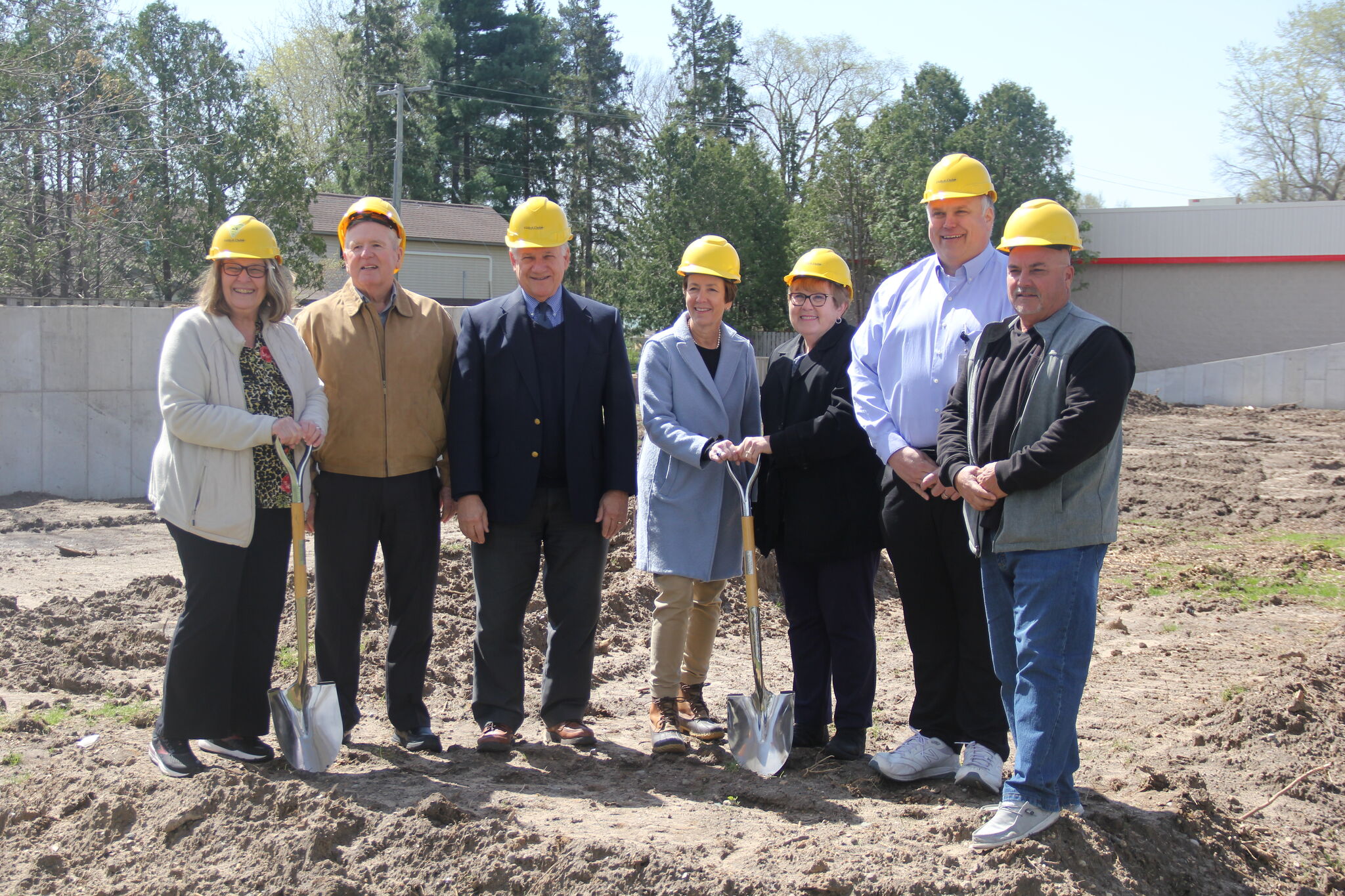Hills and Dales Healthcare groundbreaking ceremony for new rapid care