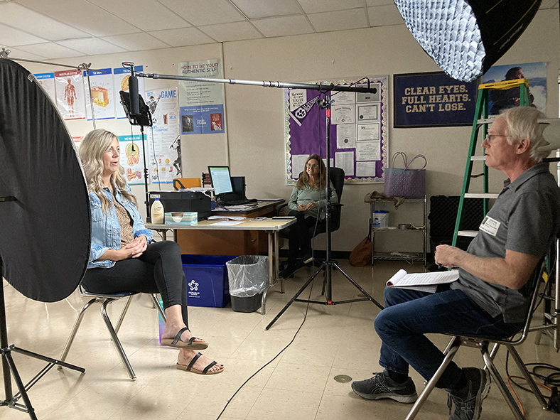 Collinsville High health teacher part of documentary film