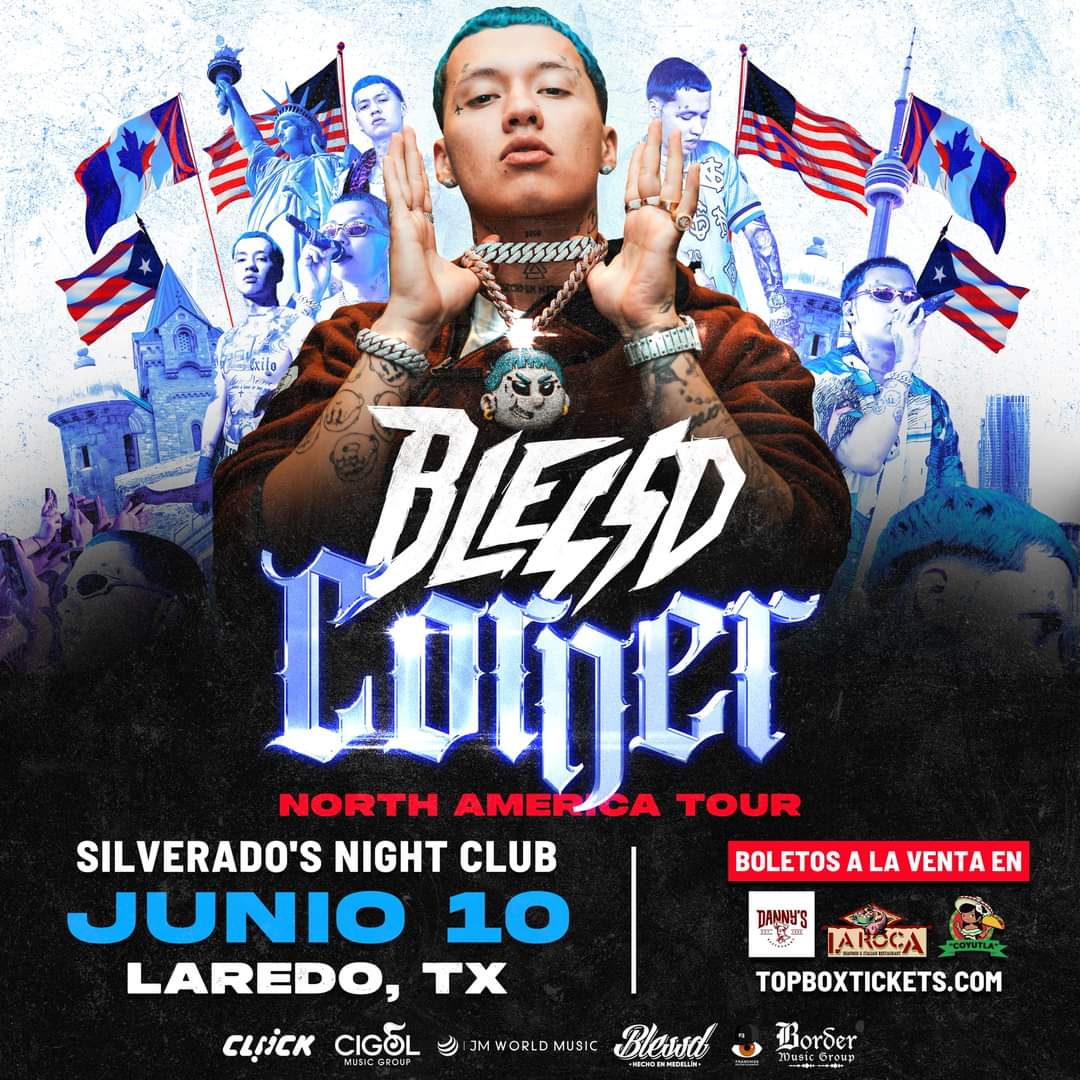 Colombian rapper Blessd to continue US music tour in Laredo