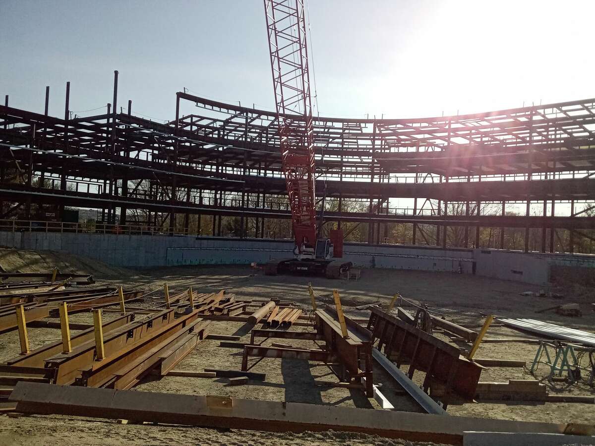 SLAM Collaborative, THS project architects, lead construction tour