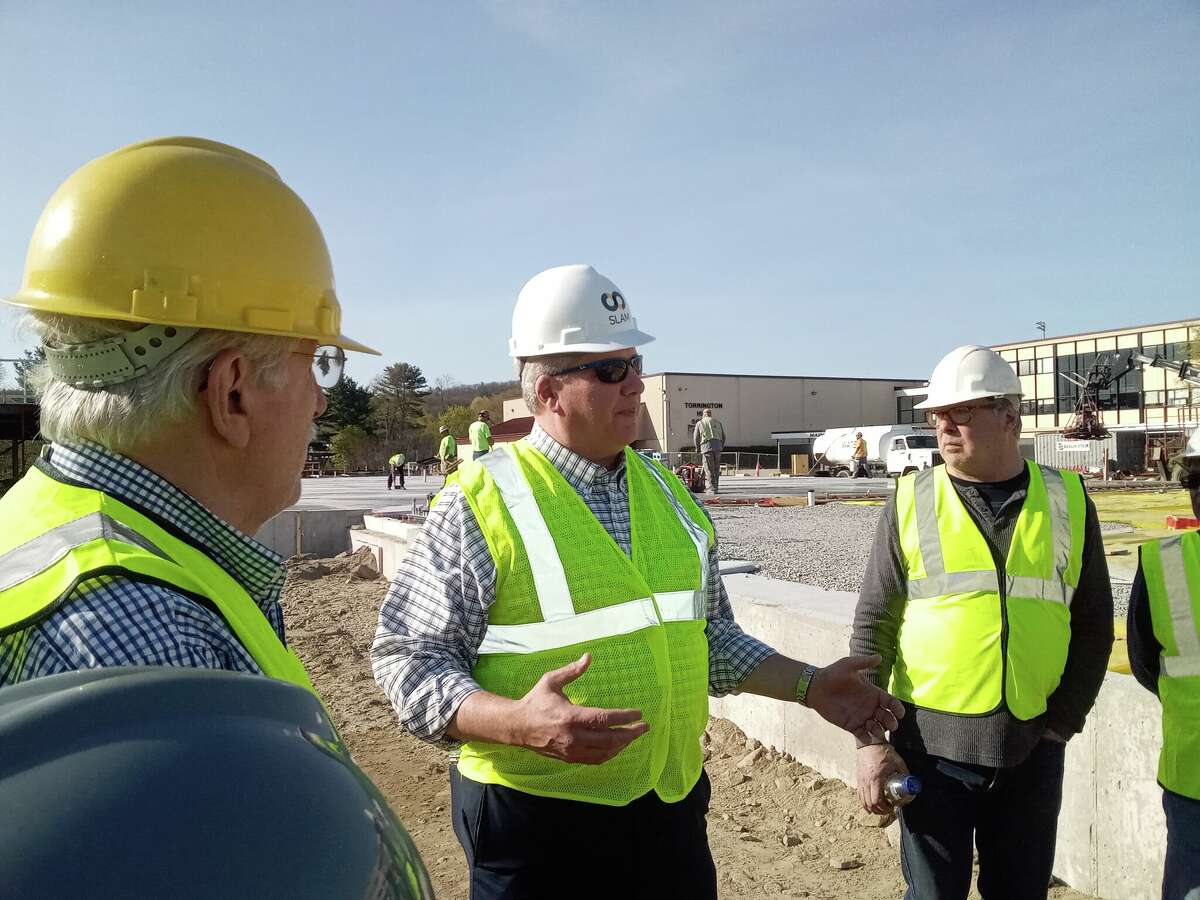 SLAM Collaborative, THS project architects, lead construction tour