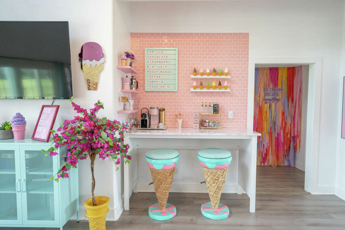 A vacation rental with an ice cream theme has opened in Waco