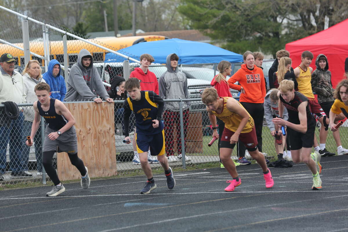 Deckerville High School track and field results for April 21