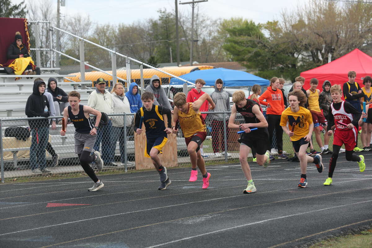Deckerville High School track and field results for April 21