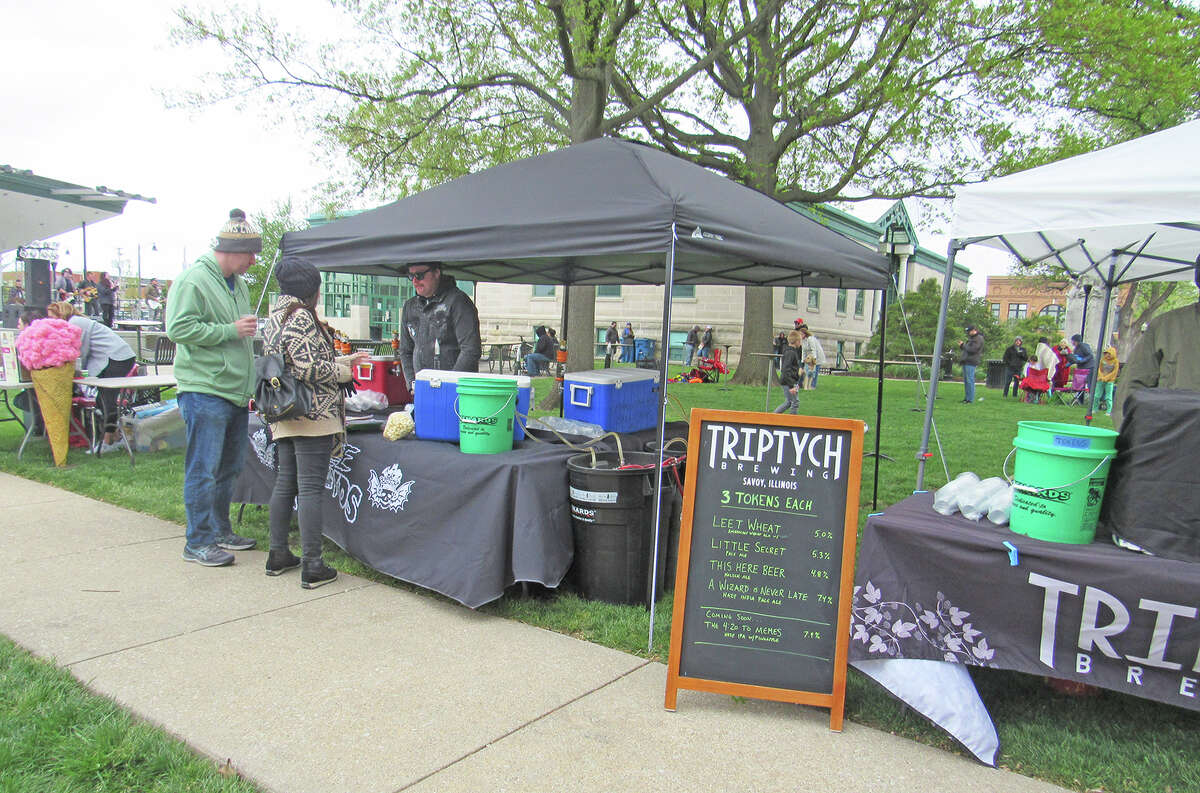 Beverages (and weather) cold for Global Brew's Spring Beer Fest