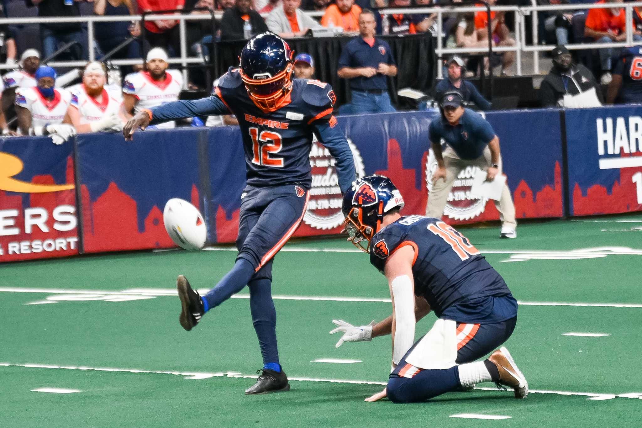 Albany Empire kicker looking to bounce back after first-game struggles