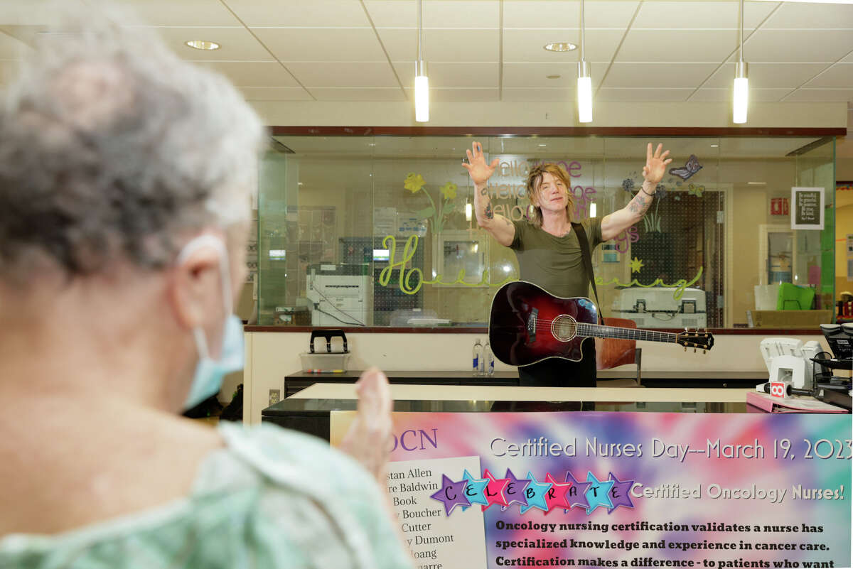 Goo Goo Dolls' Johnny Rzeznik performs at Hartford Hospital