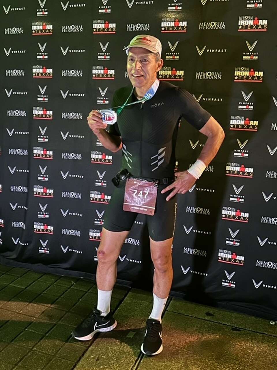 Art Rascon finished Ironman triathlon with two broken wrists