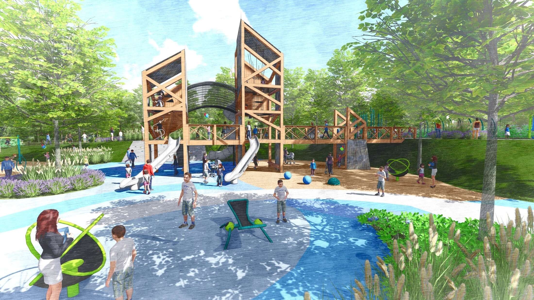 Bridgestone MUD to open new Spring park with playground, running track