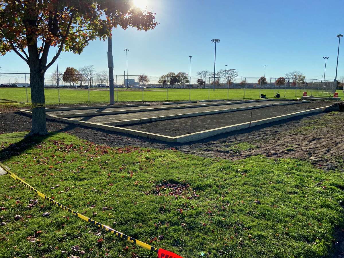 Calf Pasture Beach's new bocce courts in honor of Norwalk woman