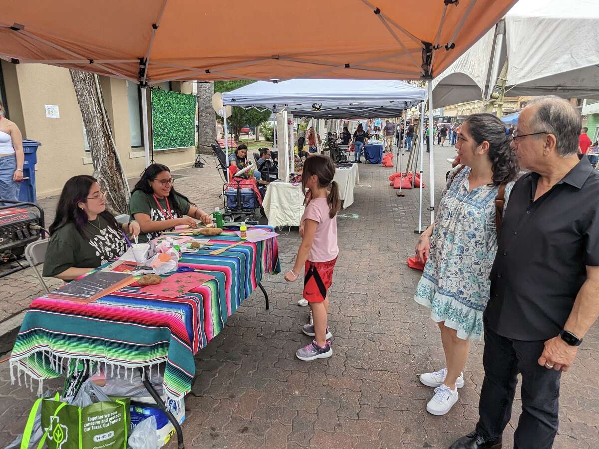 The Border is Beautiful festival held by RGISC in downtown Laredo