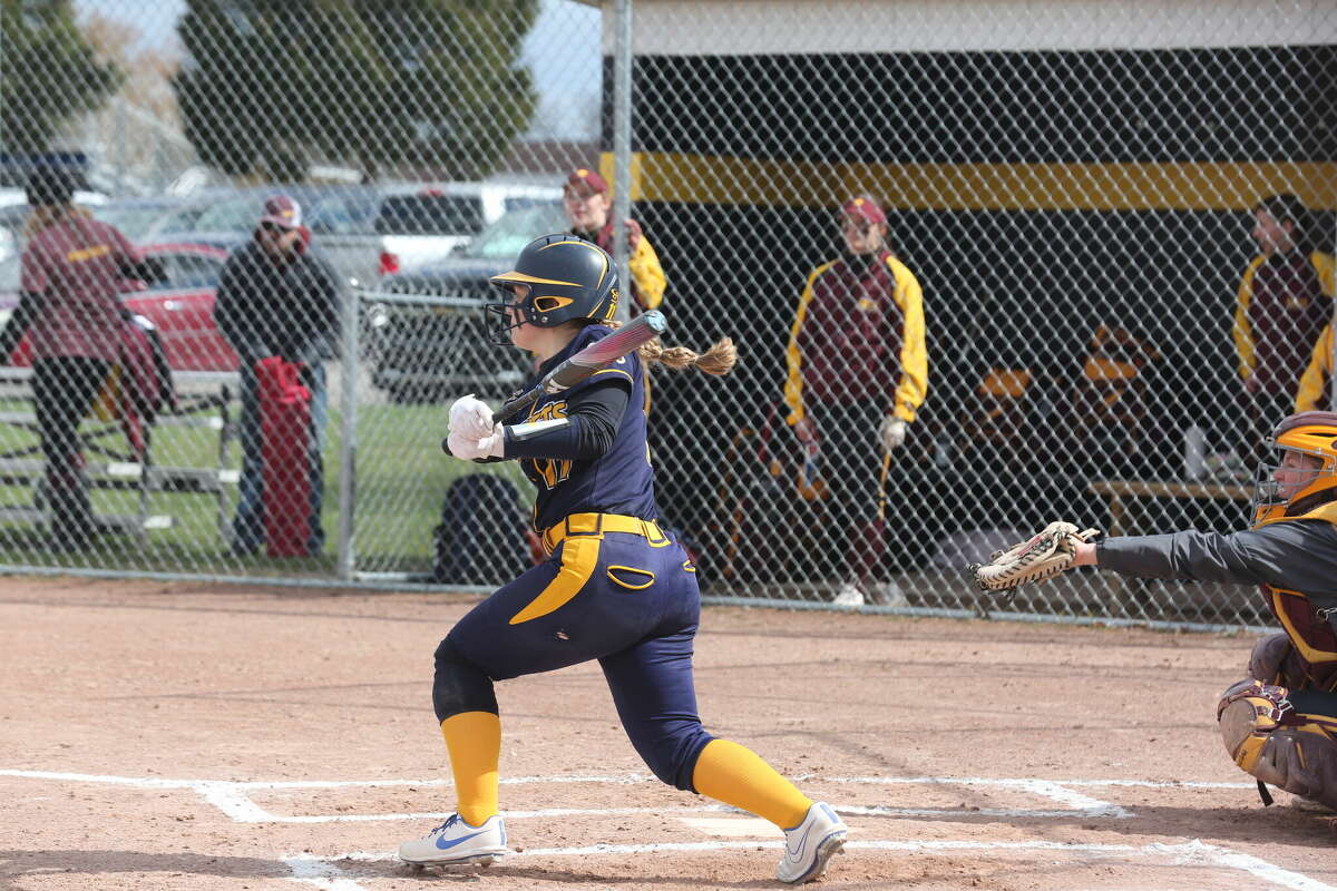 Bad Axe High School baseball, softball split doubleheaders April 25