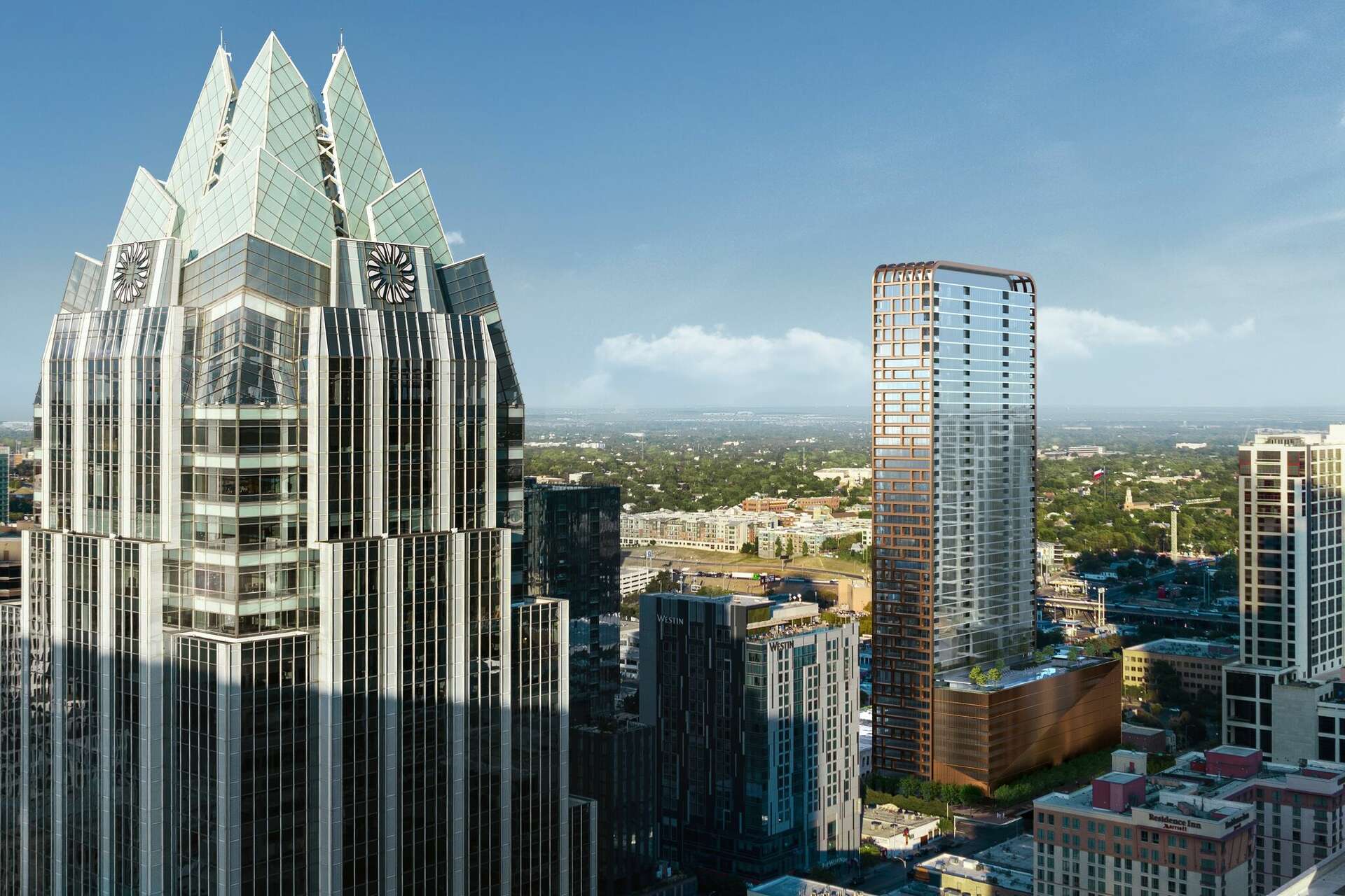 Is Houston's JPMorgan Chase tower still the tallest building in Texas?