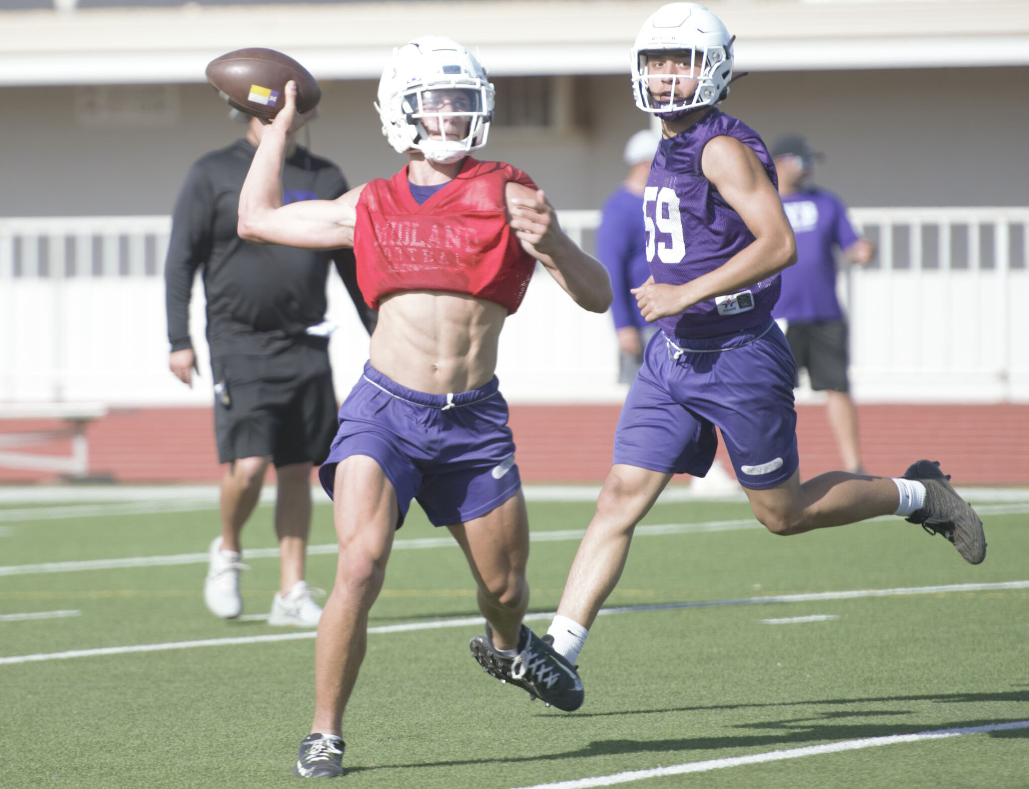 HS FOOTBALL: Bridges looks to grow as Midland High quarterback
