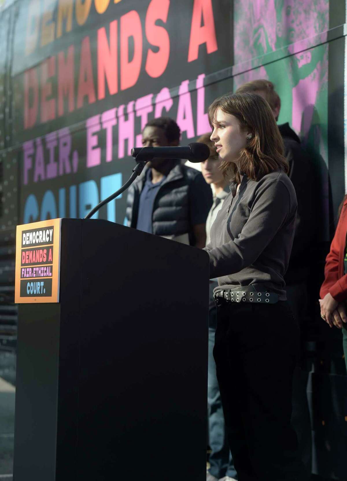 Sandy Hook survivors speak in Newtown on gun violence prevention