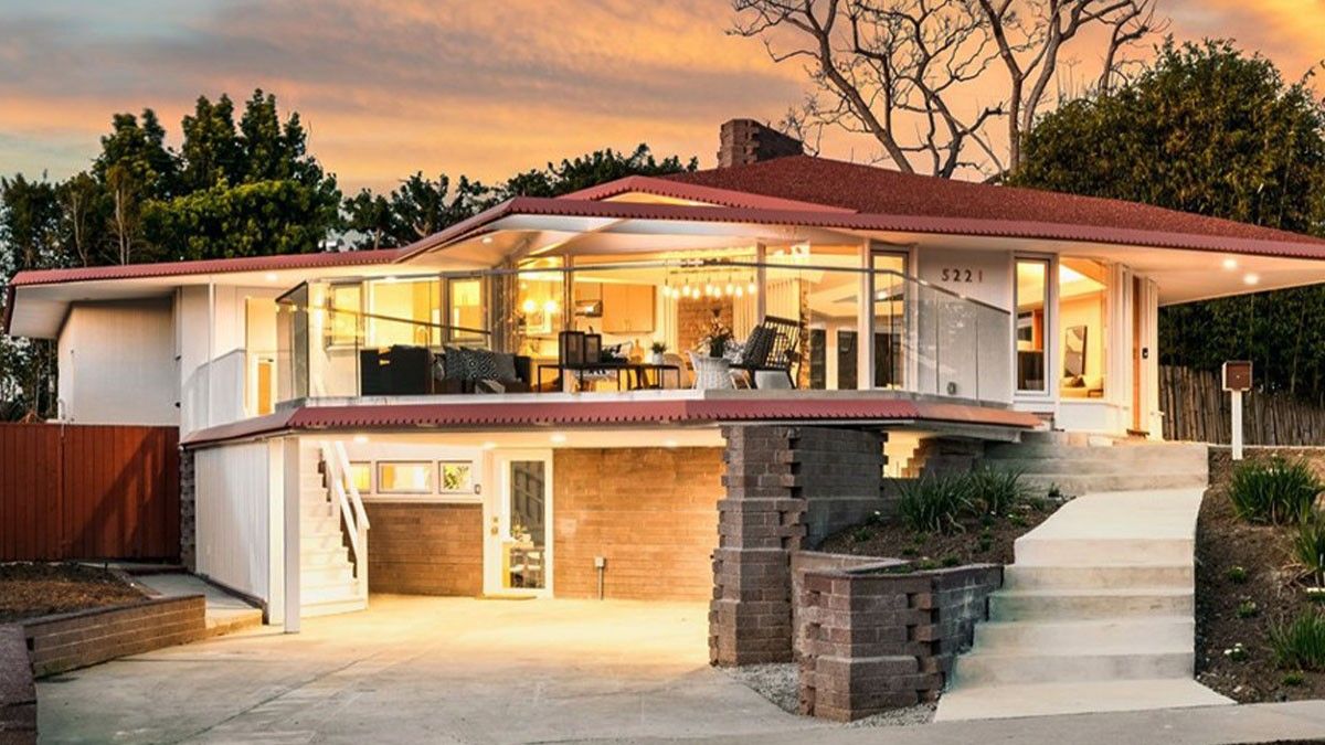 Long Beach home designed by Frank Lloyd Wright's son is Listed for $3M