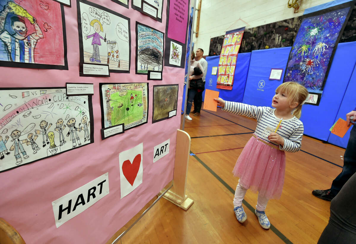 In photos: Stamford's Hart Magnet School hosts art show