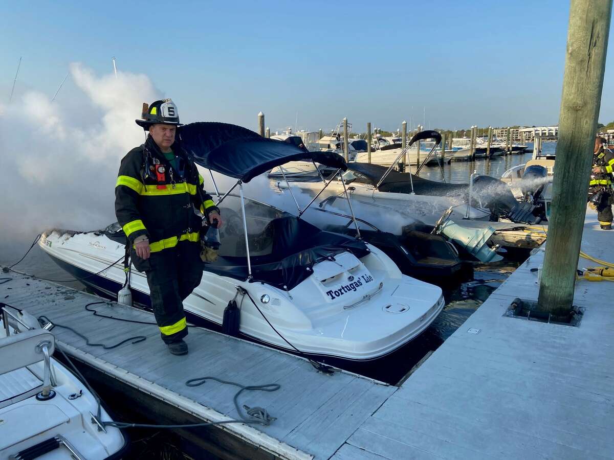 Boats destroyed in Norwalk marina fire, official says