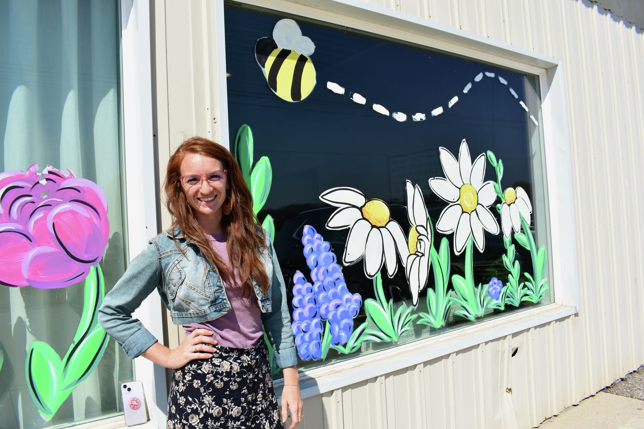 Art by Aly transforms West Michigan windows into art