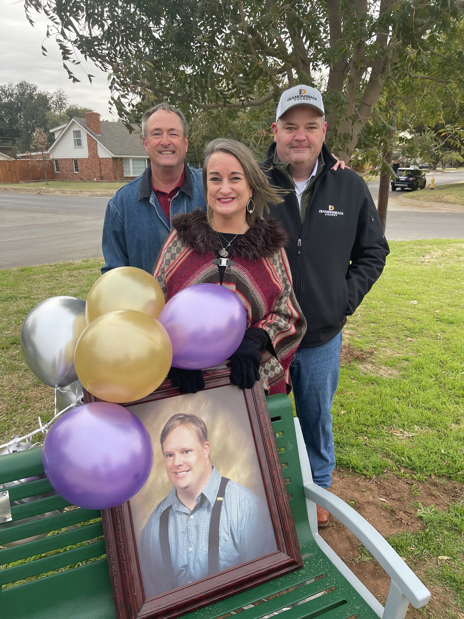 Out and About: Midlanders dedicate of "Daniel's Bench at Fasken Park