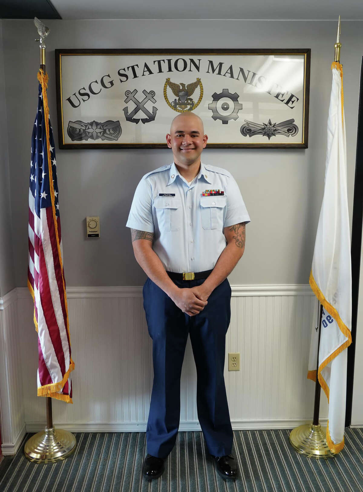 Manistee Coast Guard member awarded rare advancement