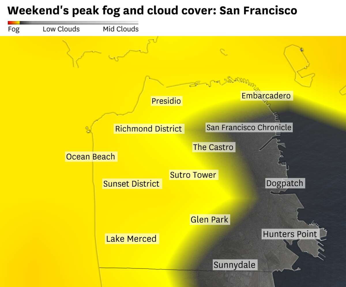 Here’s how much of the Bay Area could get shrouded in fog
