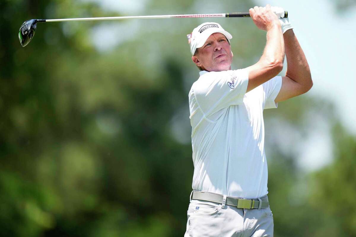 Insperity Invitational: Justin Leonard shares lead after first round